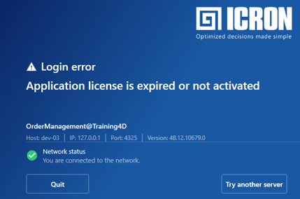 Splash Screen Errors :: ICRON Documentation