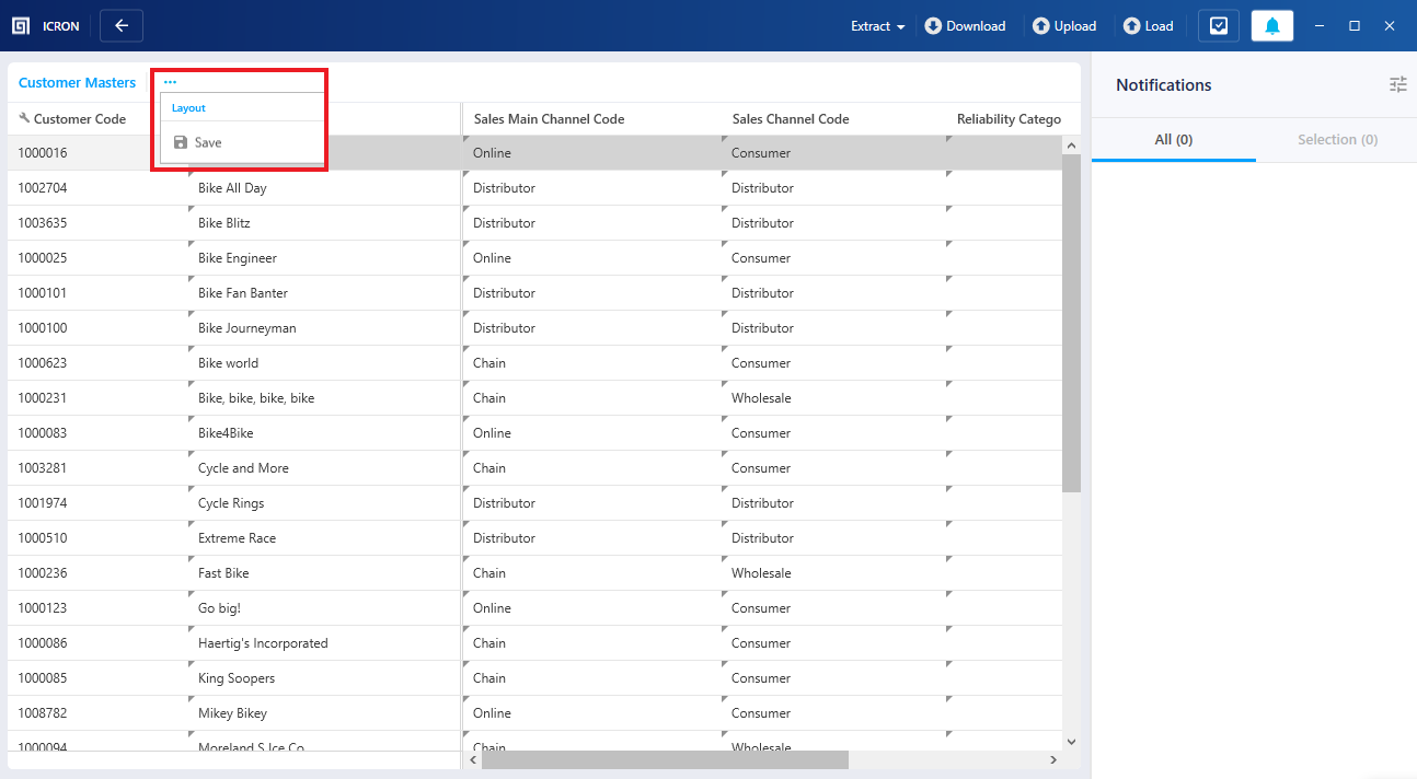 Other Functionalities Of Data Manager :: ICRON Documentation