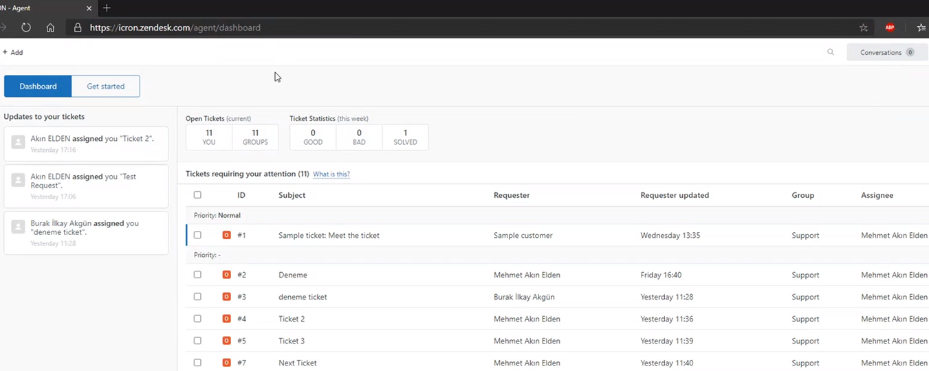Zendesk Platform :: ICRON Documentation